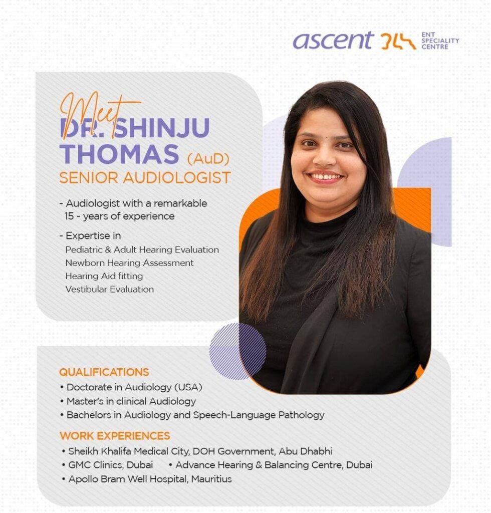 Get to know Dr. Shinju Thomas-Ascent ENT specialty center